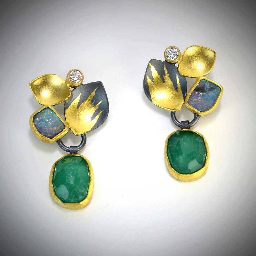 La Danse en Verte Earrings · Artful Home