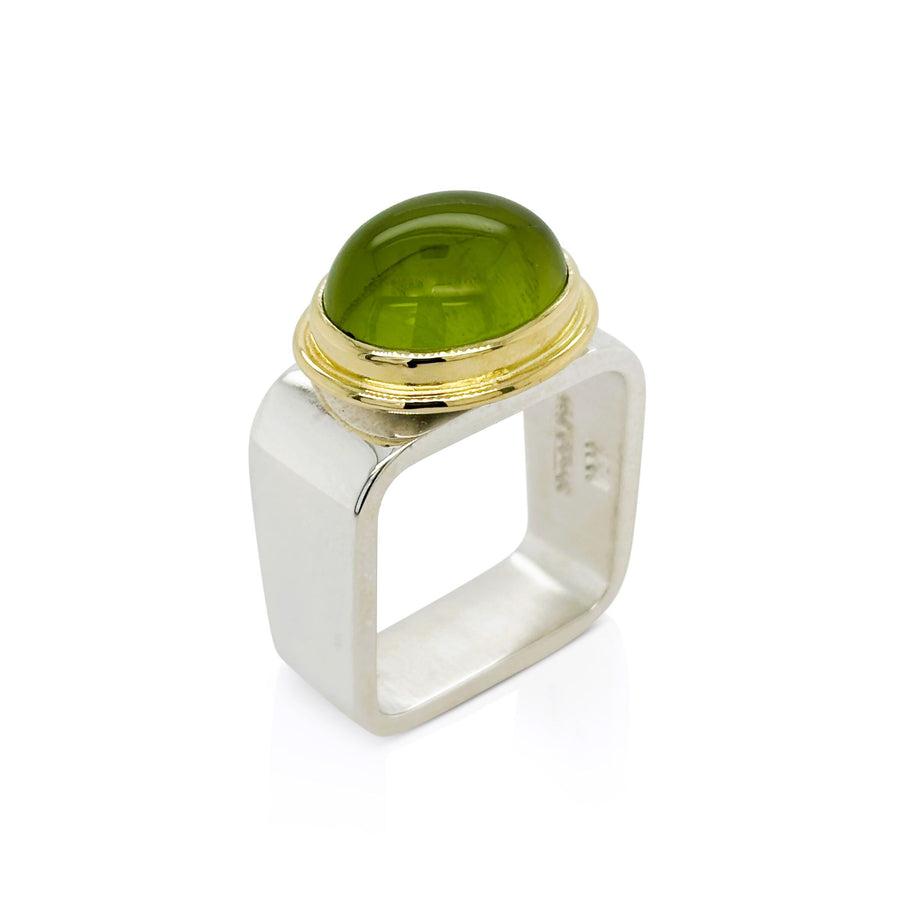 Square Peridot Ring · Artful Home