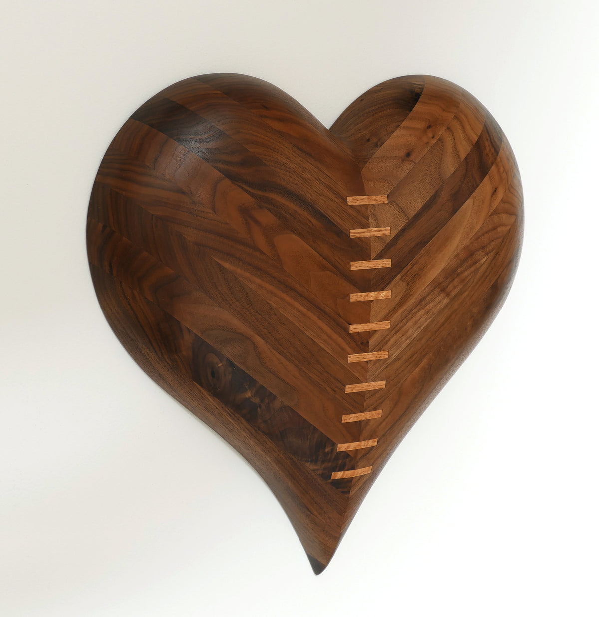 Walnut Compact Mended Heart · Artful Home