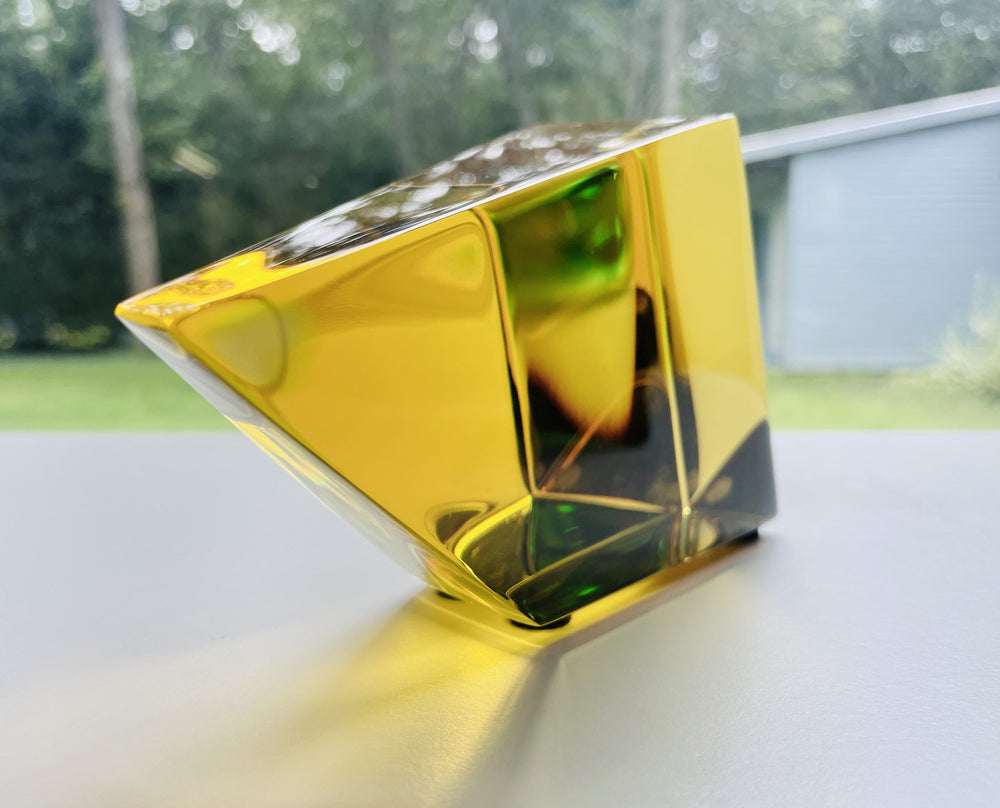Desk Prism in Yellow · Artful Home
