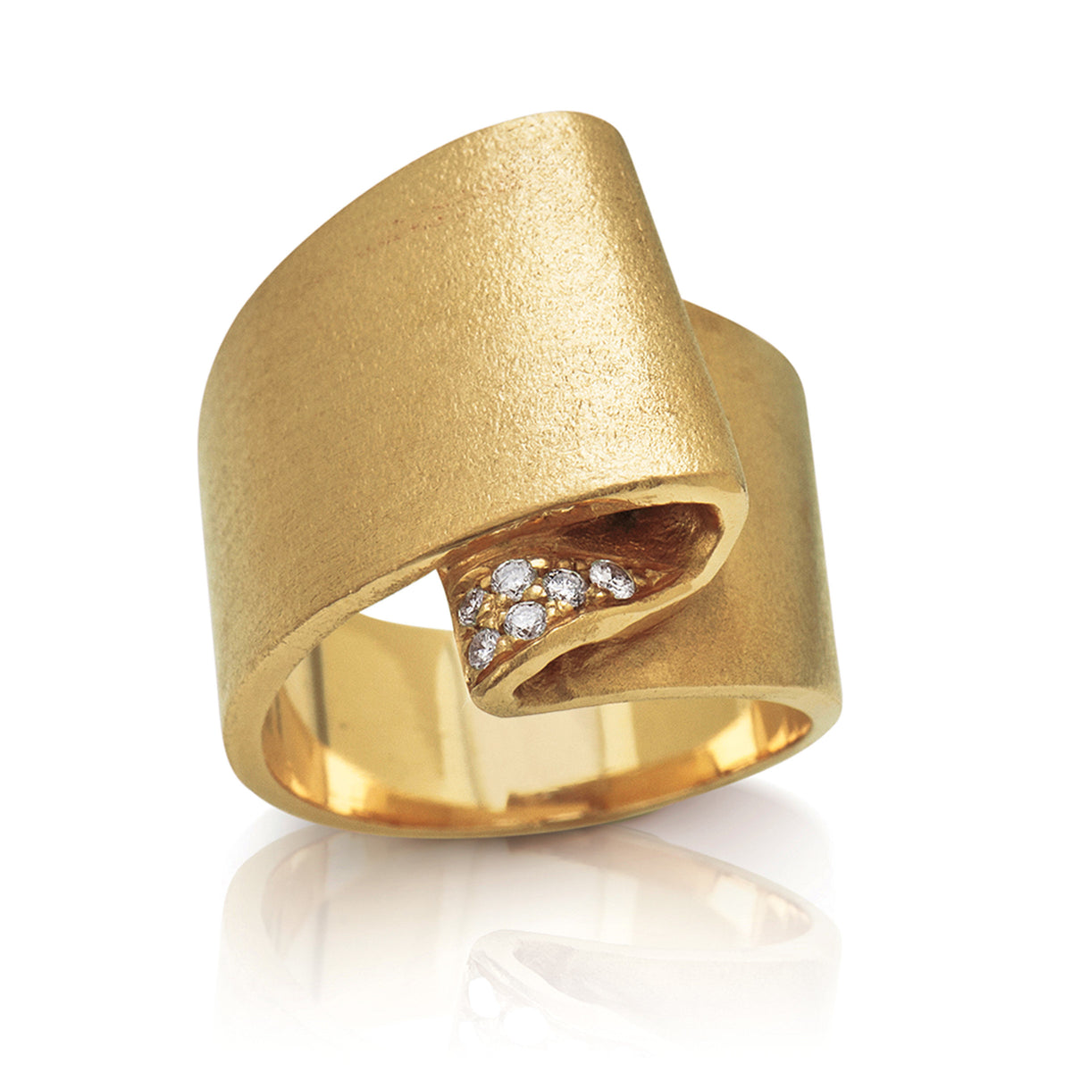 Folded Gold Ring · Artful Home