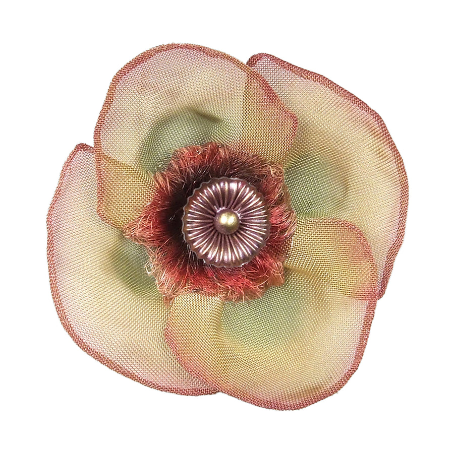 Poppy Pin with Fuzzy Center · Artful Home