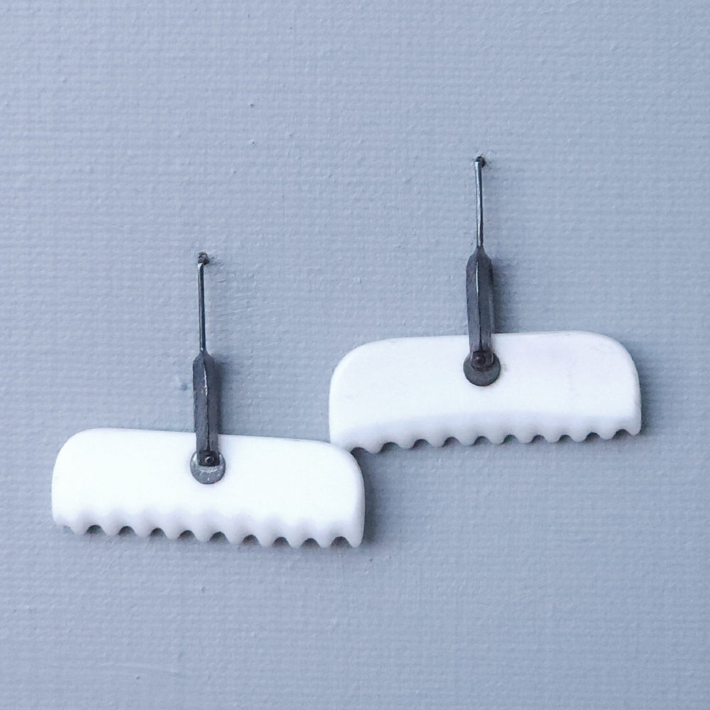 Cowrie Shell Bridle Bit Earrings · Artful Home