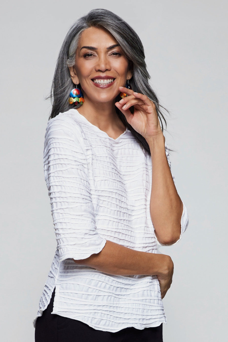 Fiore Classic Shirttail Top · Artful Home