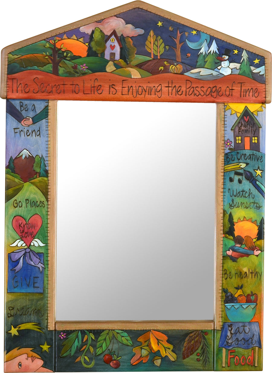 Four Seasons Floral Mirror · Artful Home