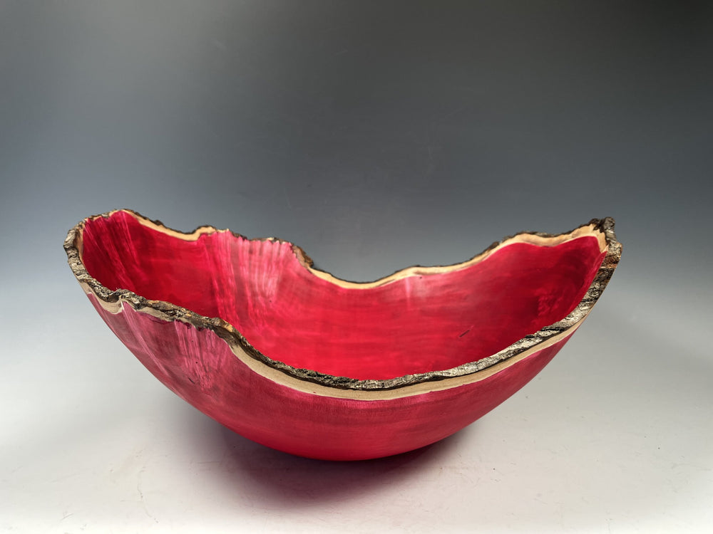 Natural Edge Maple Burl in Red III · Artful Home
