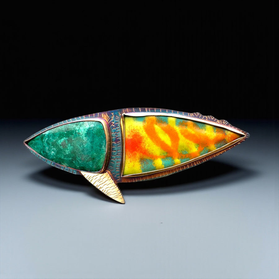 Colorful Deep Dive Brooch · Artful Home