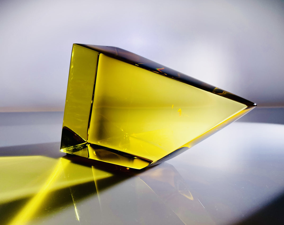 Desk Prism in Yellow · Artful Home