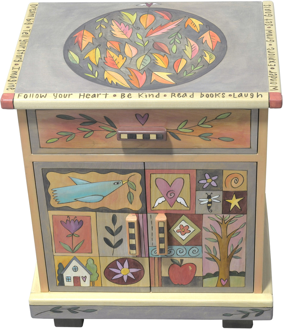 Falling Leaves Cabinet · Artful Home