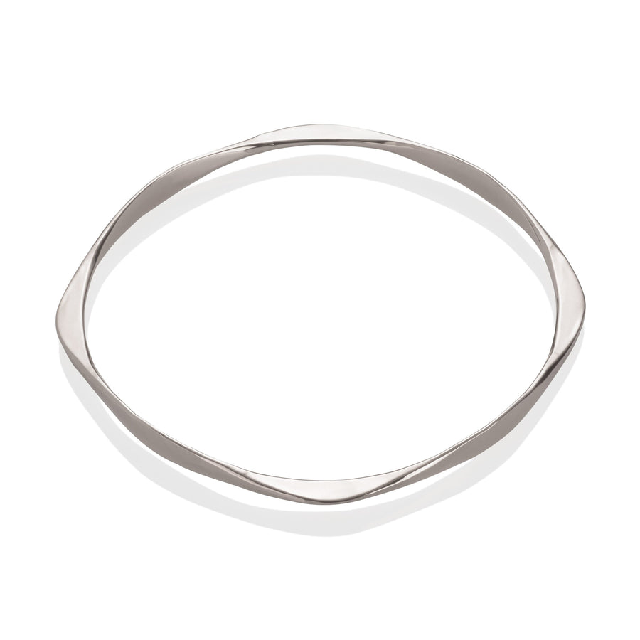 Four-Sided Hammered Bangle · Artful Home