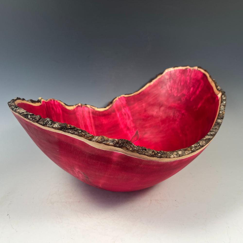 Natural Edge Maple Burl in Red III · Artful Home