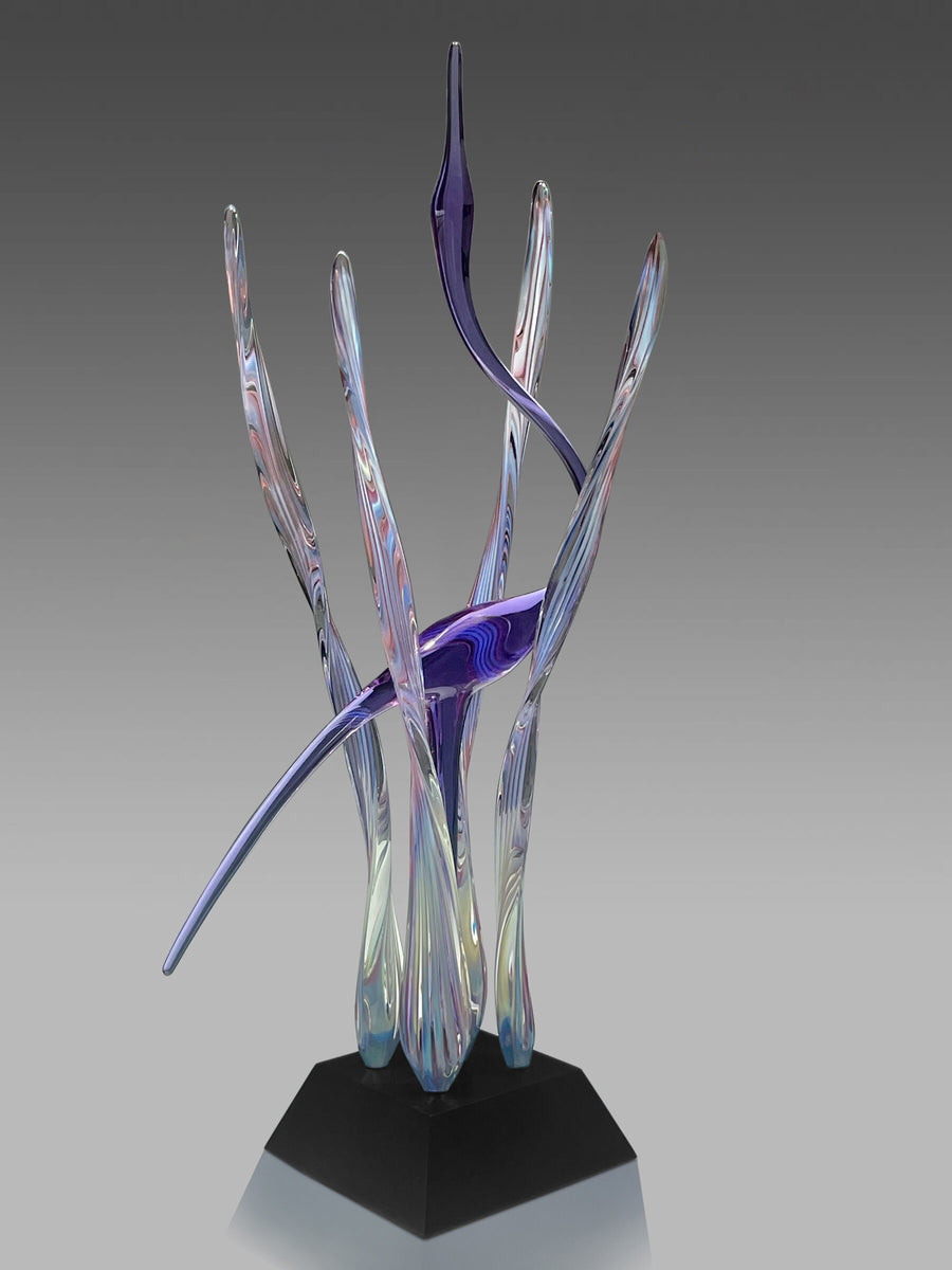 Serene Dance in the Marsh, Blue Violet Blaze · Artful Home