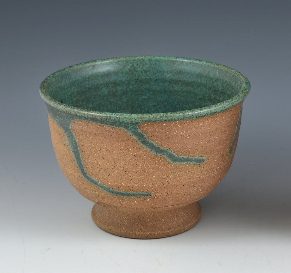 Stoneware Green Bowl 8 · Artful Home
